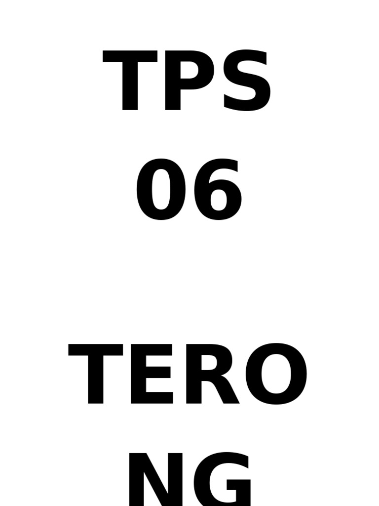 TPS 06 | PDF