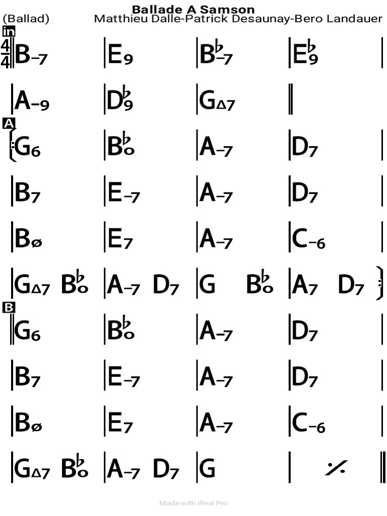 Ballade A Samson | PDF