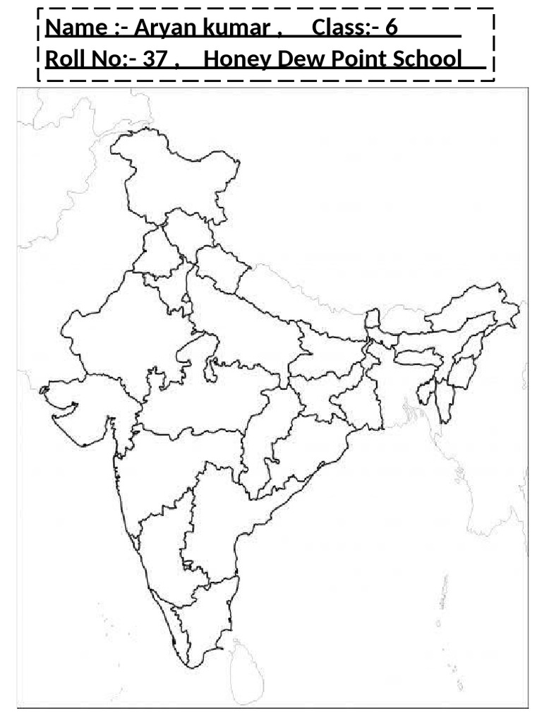 Aryan Indian Map | PDF