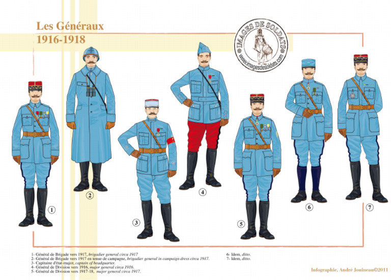525 Les Generaux 1916-1918 (France 1914-1918) | PDF