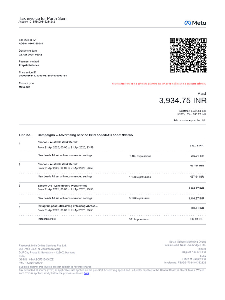 2025-04-22T06-42 Transaction # | PDF | Public Finance | Taxation