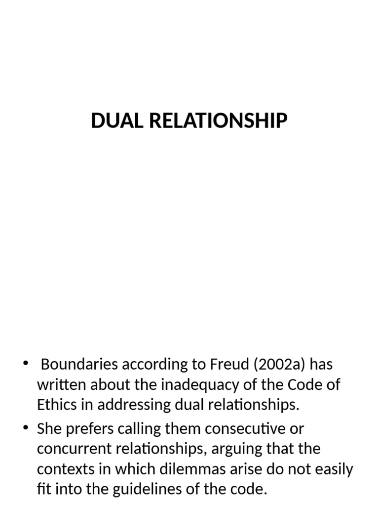 Dual Relationship For BC and DCP Students and Lecturer | PDF ...