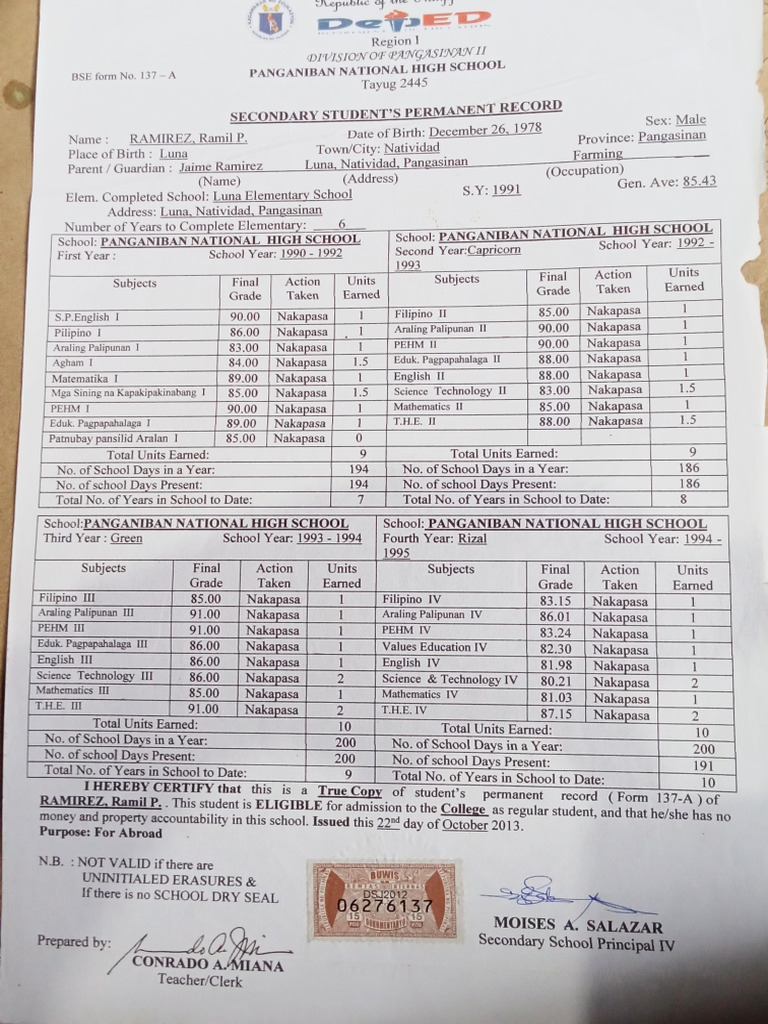 Transcript of Records | PDF