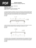 Steel Problem Set Final | PDF | Beam (Structure) | Bending