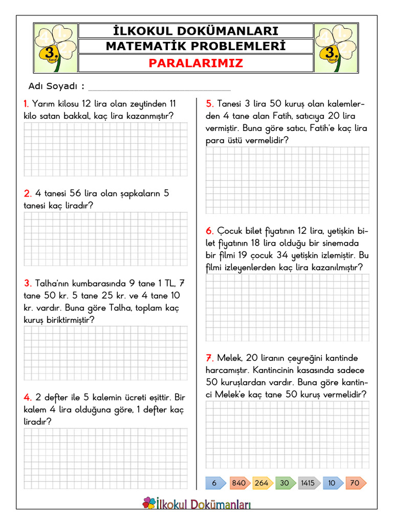 3 Sinif para Problemleri | PDF