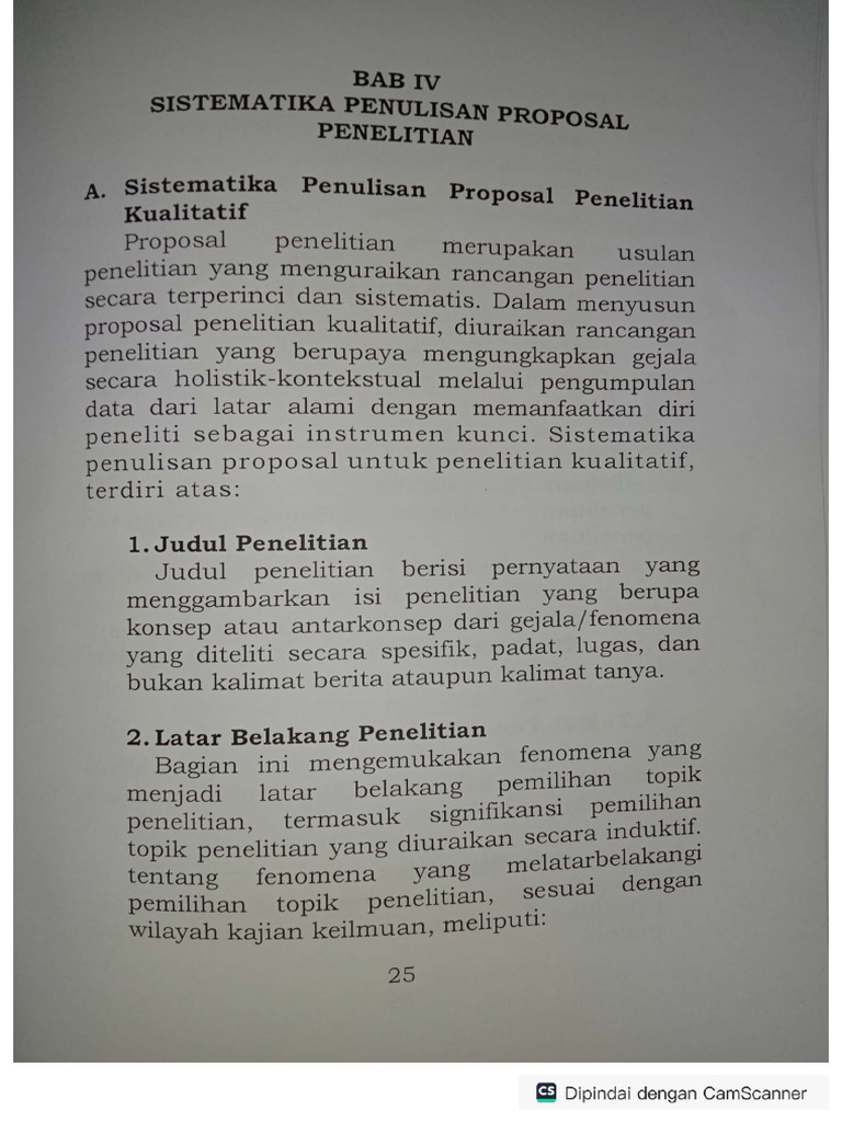 Susunan Proposal FDK | PDF