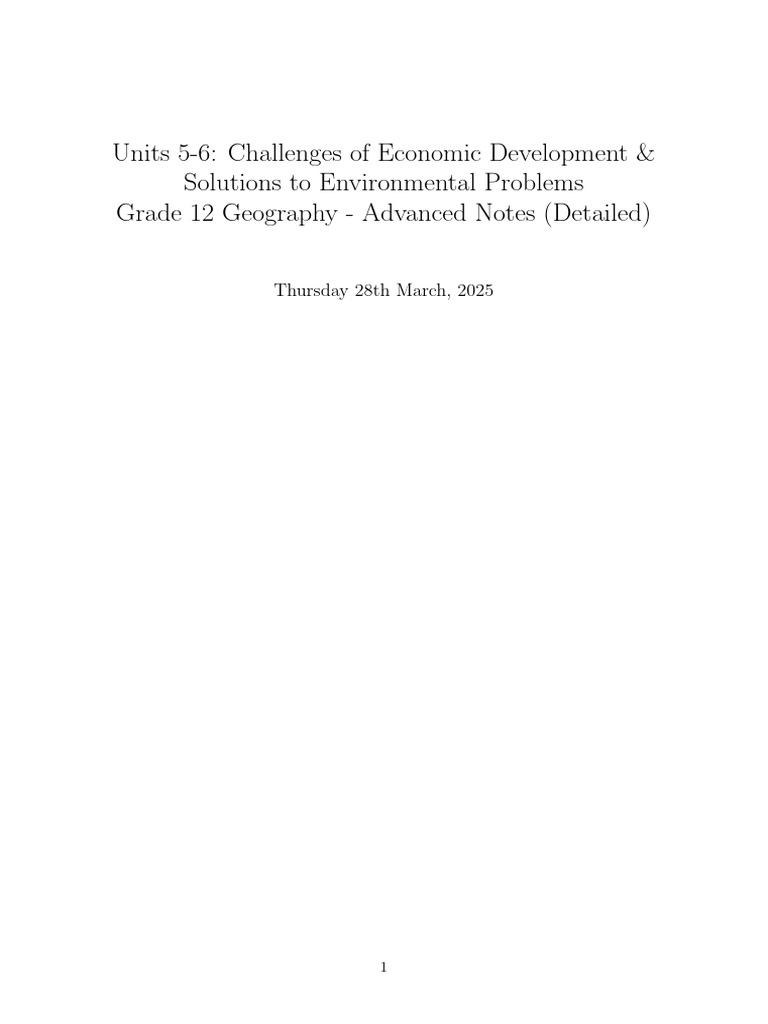 Economic Development Challenges & Solutions | PDF | Poverty | Poverty ...