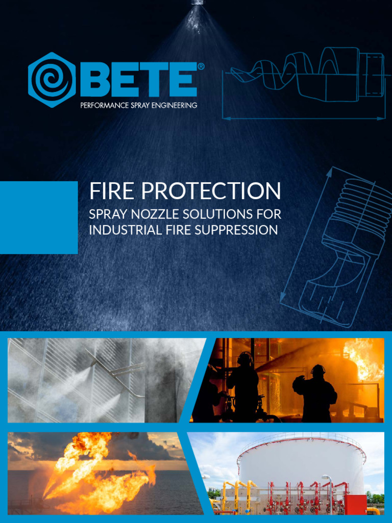 BETE Fire Protection Spray Nozzles | PDF | Fires | Firefighting