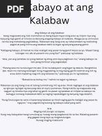 Ang Kabayo at Ang Kalabaw | PDF