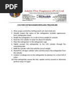 Fire Extinguisher Refilling Procedure | PDF
