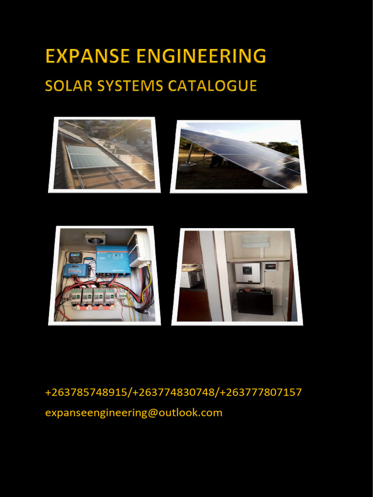 Expanse Engineering Solar Catalogue | PDF