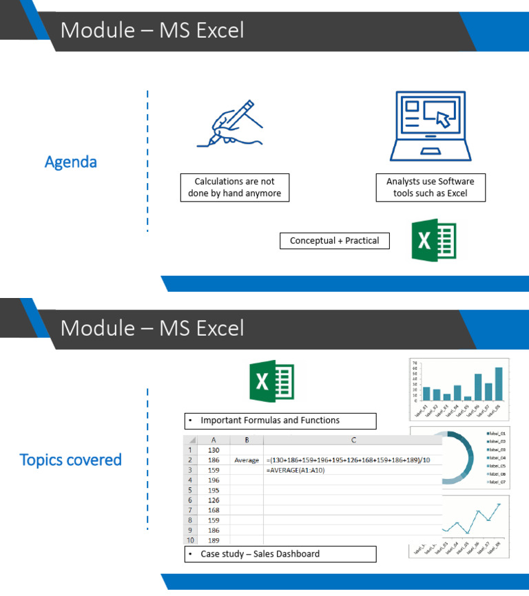 Mastering Excel: Formulas & Charts | PDF