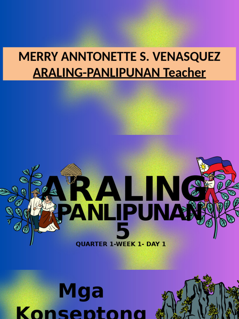 q1 Aral Pan 5 Week 1 Day 1 | PDF