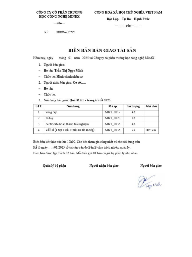 BBBG Quà Trang Trí Tết 2025 Của Marketing | PDF