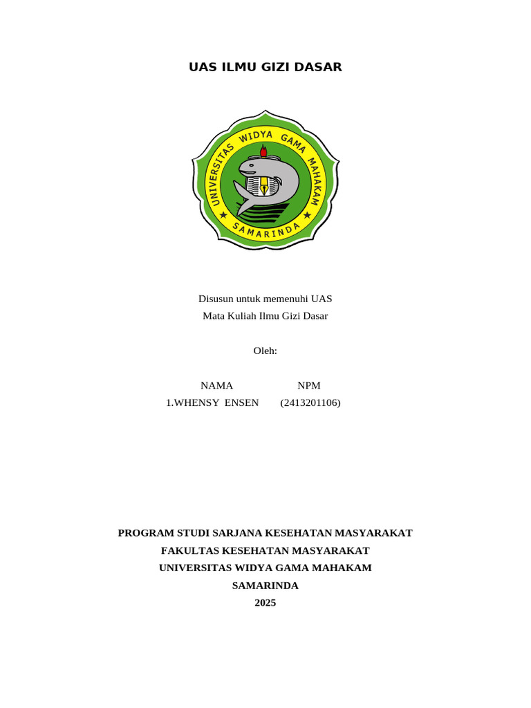 Uas - Format Paper Igd 2025 | PDF