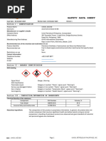 Modified Epoxy Primer Safety Data | PDF | Occupational Safety And Health | Safety