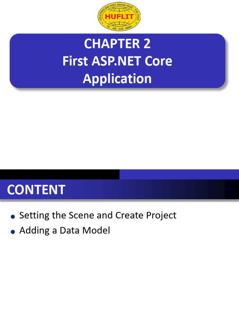 Chương 2. ASP - Net CORE First Program | PDF | Bootstrap (Front End Framework) | Computer File