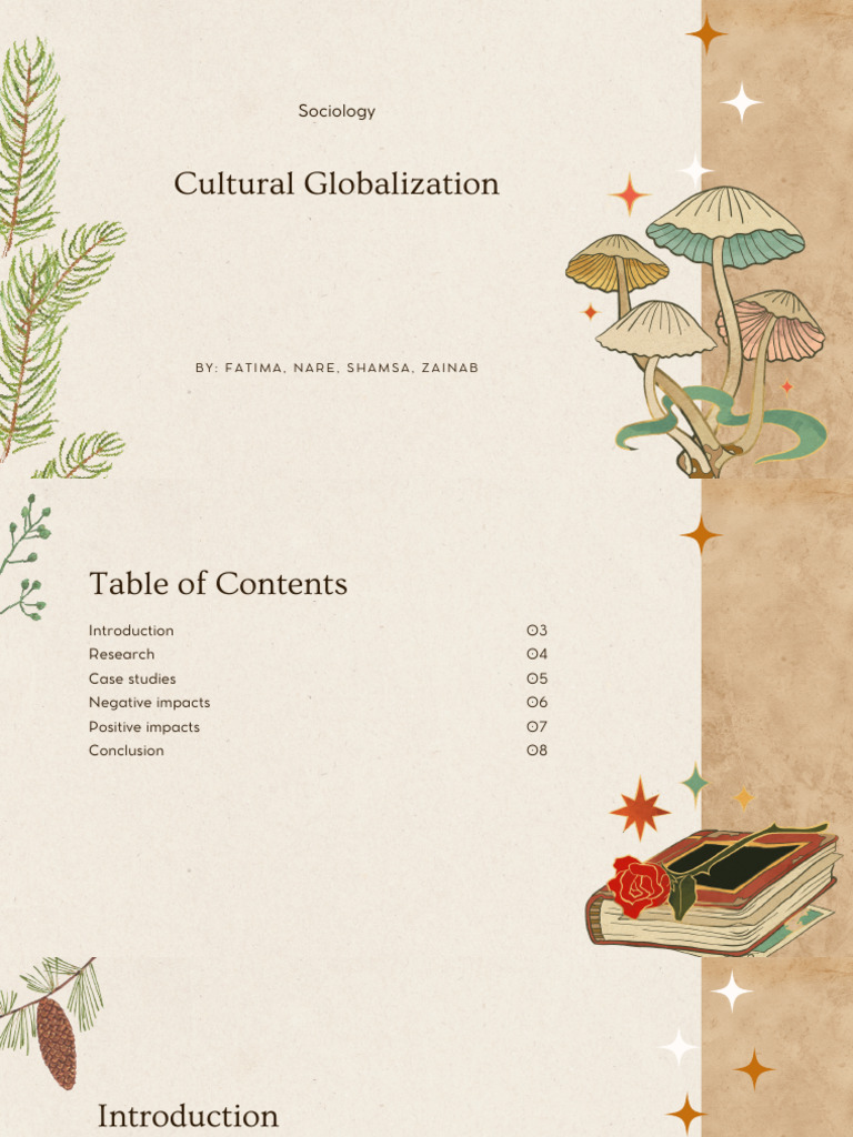Sociology Cultural Globalization Presentation | PDF | Globalization