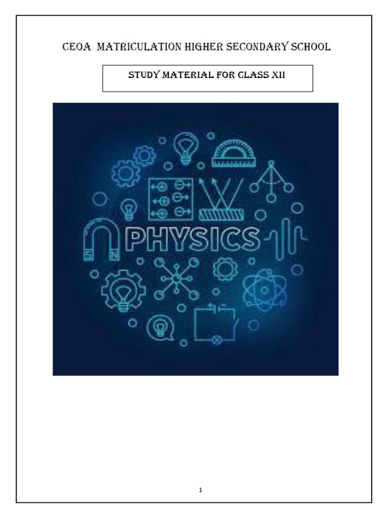 Physics Material | PDF | Inductance | Inductor