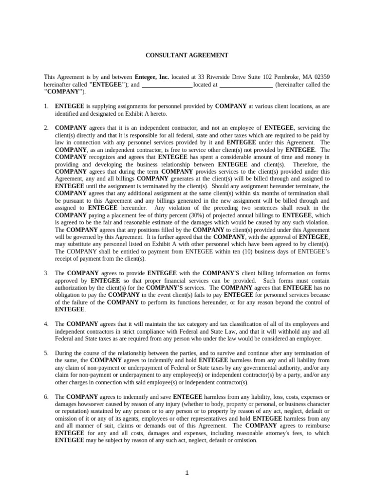 Entegee - Sub-Contractor Packages | PDF | Liability Insurance | Copyright