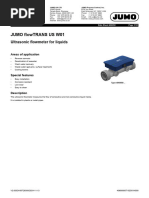 JUMO 404304 Pressure Transmitter Data Sheet | PDF | Alternating Current ...