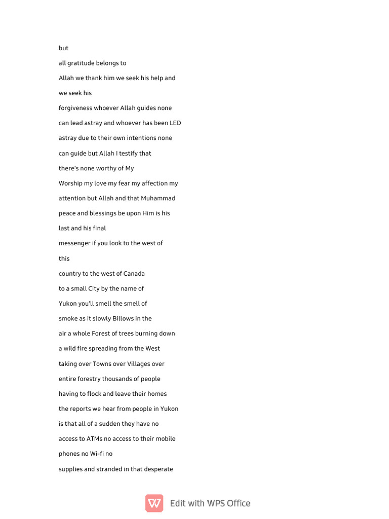(English (Auto-Generated) ) Friday Khutbah - Palestine, Ibrahim As ...