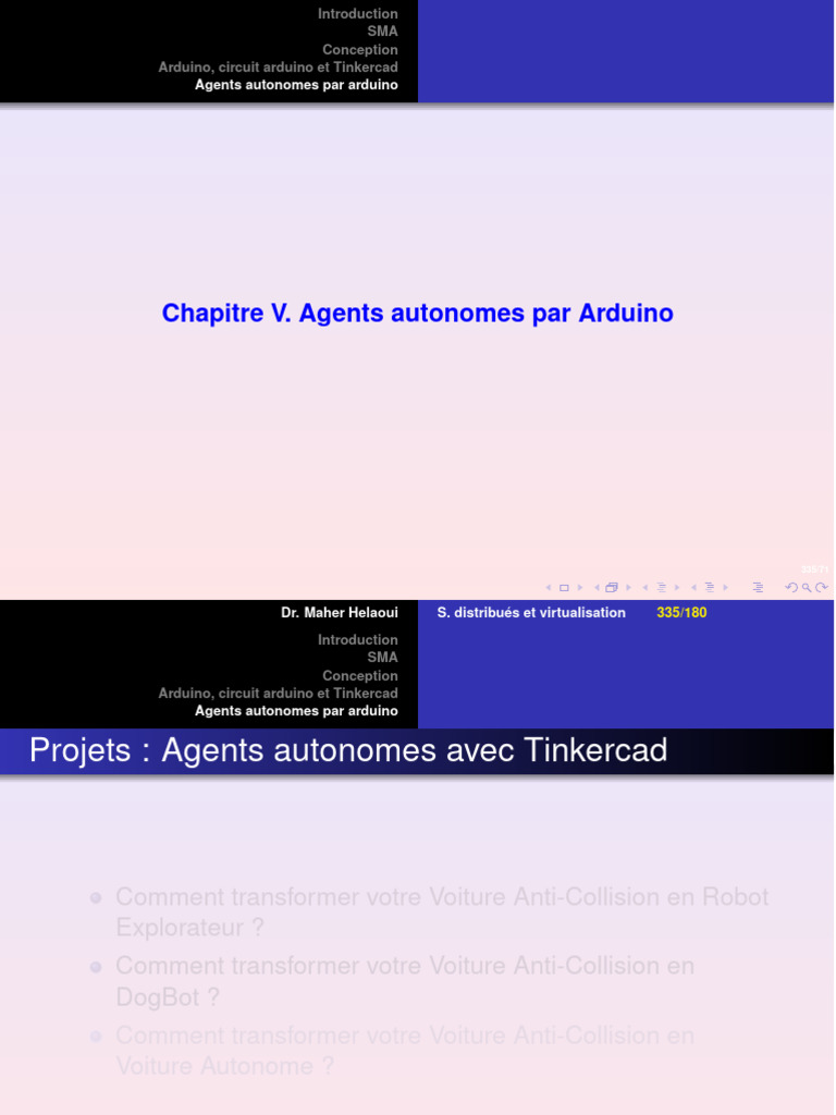 Projets Arduino : Voitures Autonomes | PDF | Robotique | Électromécanique