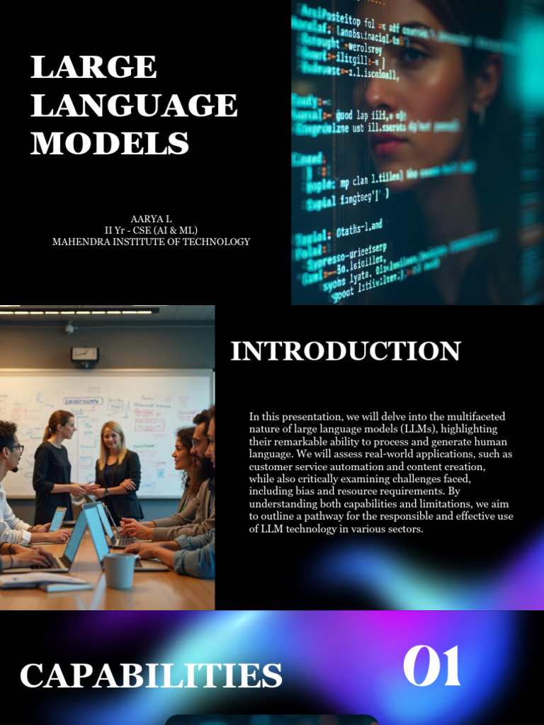 Introduction to Large Language Models | PDF | Computing | Information ...