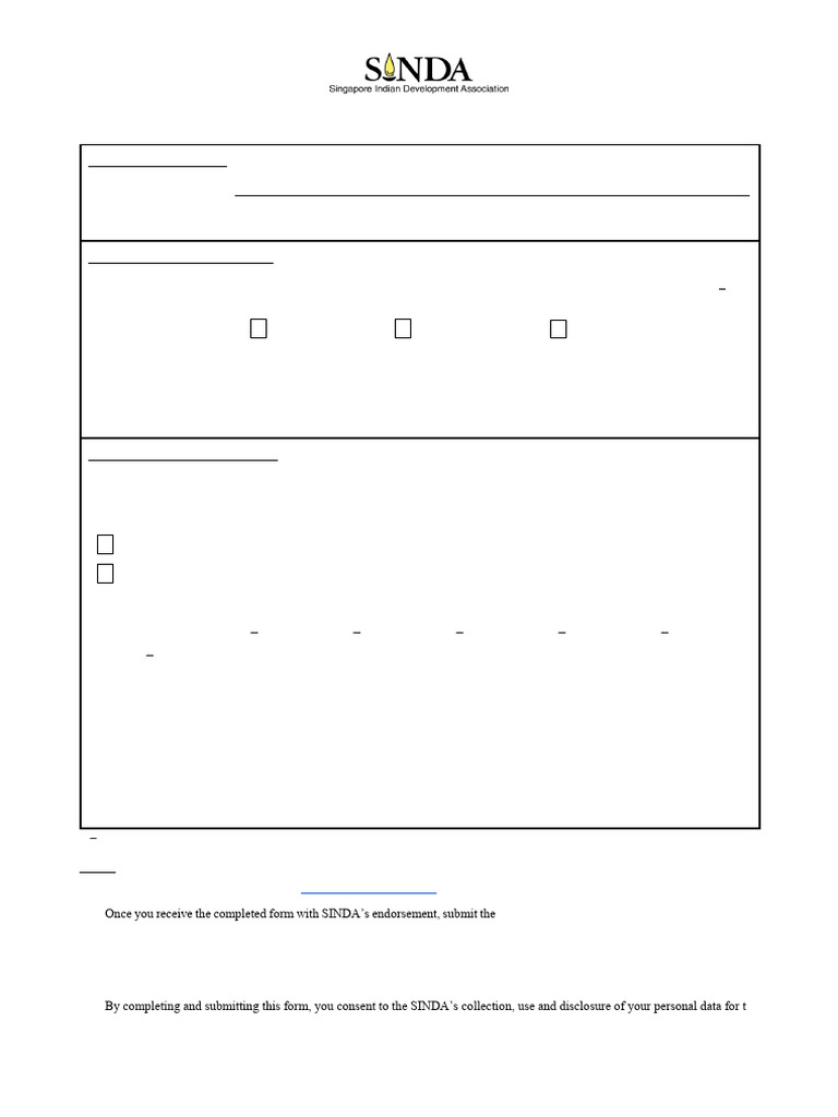 SINDA Fund Opt-Out Notification Form | PDF