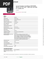 Product Data Sheet: Circuit Breaker Compact Nsx630H, 70 Ka at 415 Vac ...