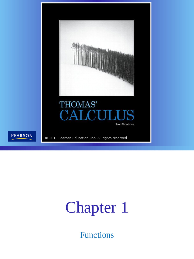 Thomas Calculus Chapter 1 Power Point | PDF | Mathematical Analysis ...
