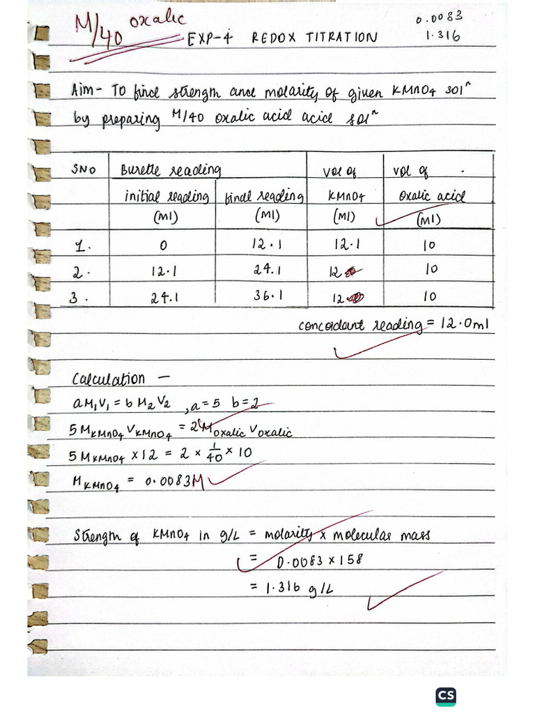 Oxalic Acid M40 | PDF