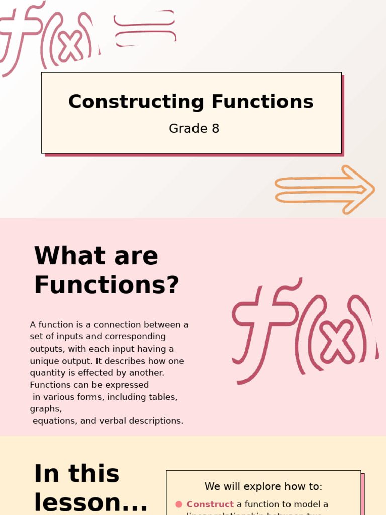 Constructing Functions Education Presentation in Pink and Orange Gradient - 20250623 - 190622 ...