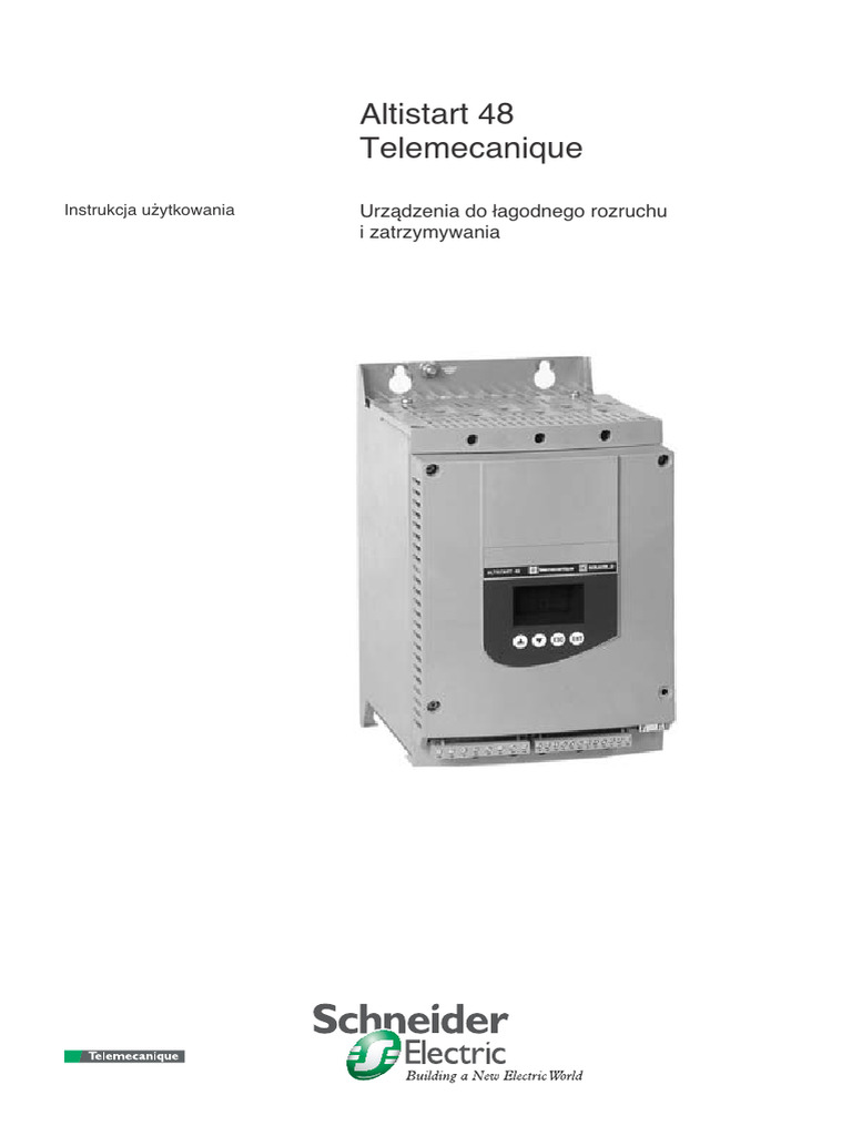 Instrukcja Techniczna Altistart 48 - Wersja Polska | PDF
