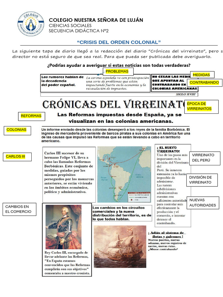SD N°2 - Cas Soc - Crisis Del Orden Colonial | PDF | Nueva españa | España