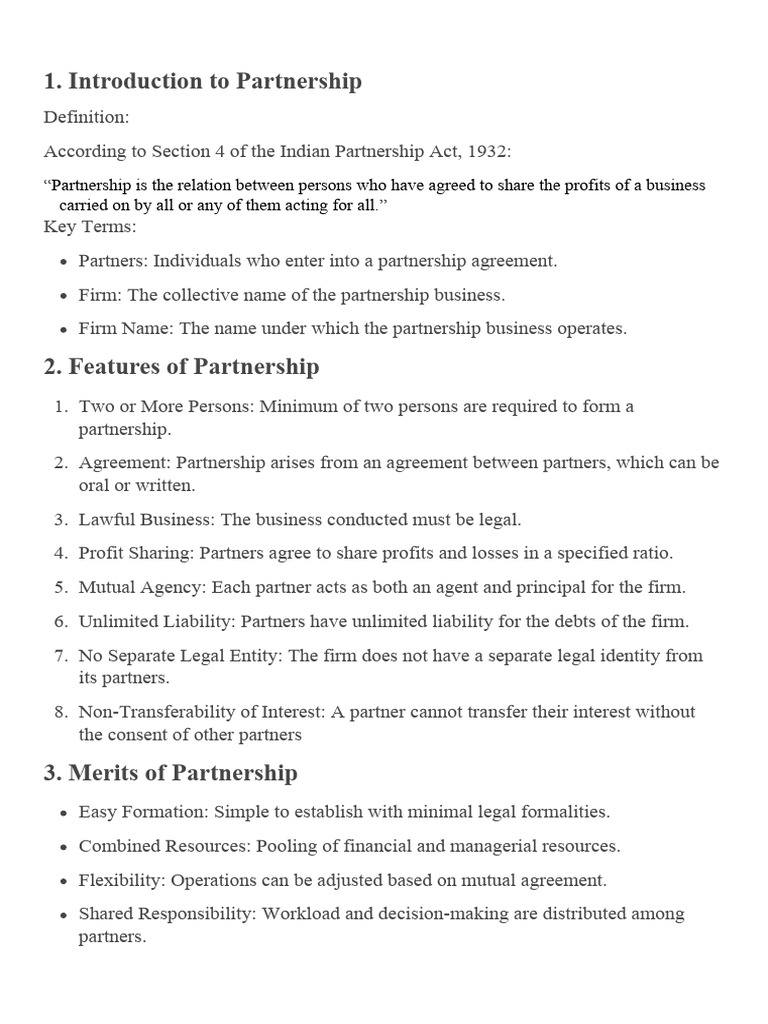 Understanding Partnership Basics and Accounting | PDF | Partnership ...