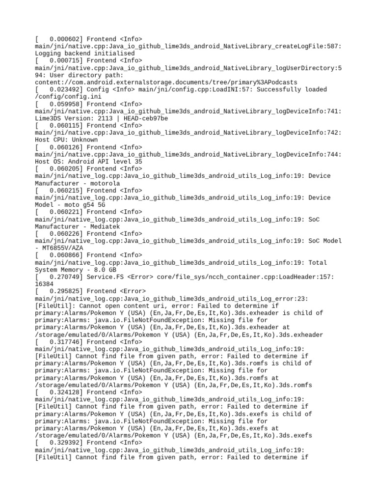 Lime3ds Log | PDF | Computer Science | Software