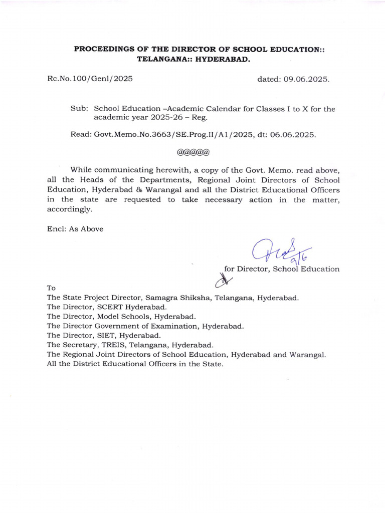School Academic Calendar 2025-26 | PDF
