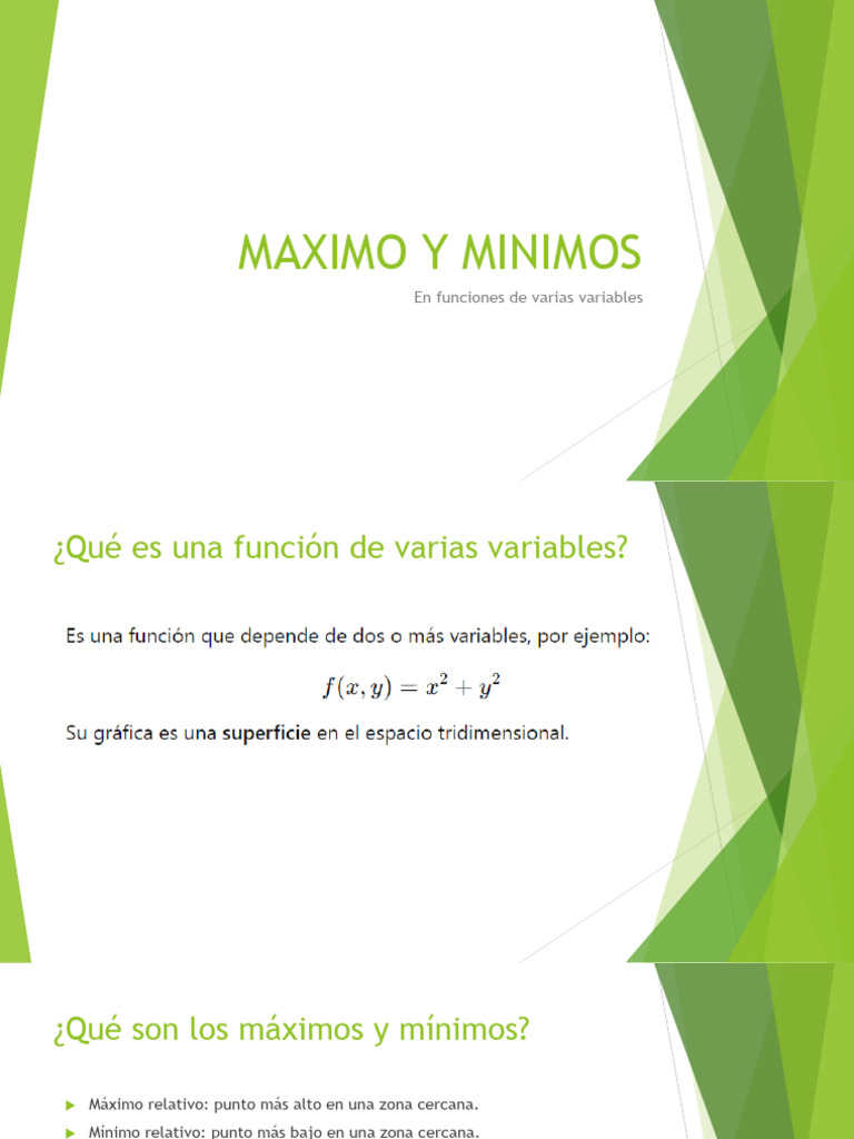 Maximo y Minimos | PDF