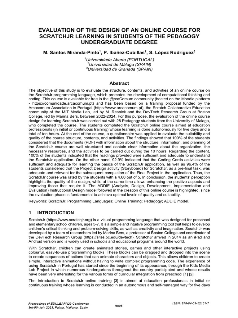 SANTOSMIRANDAPINTO2023EVA | PDF | Computer Programming | Lesson Plan