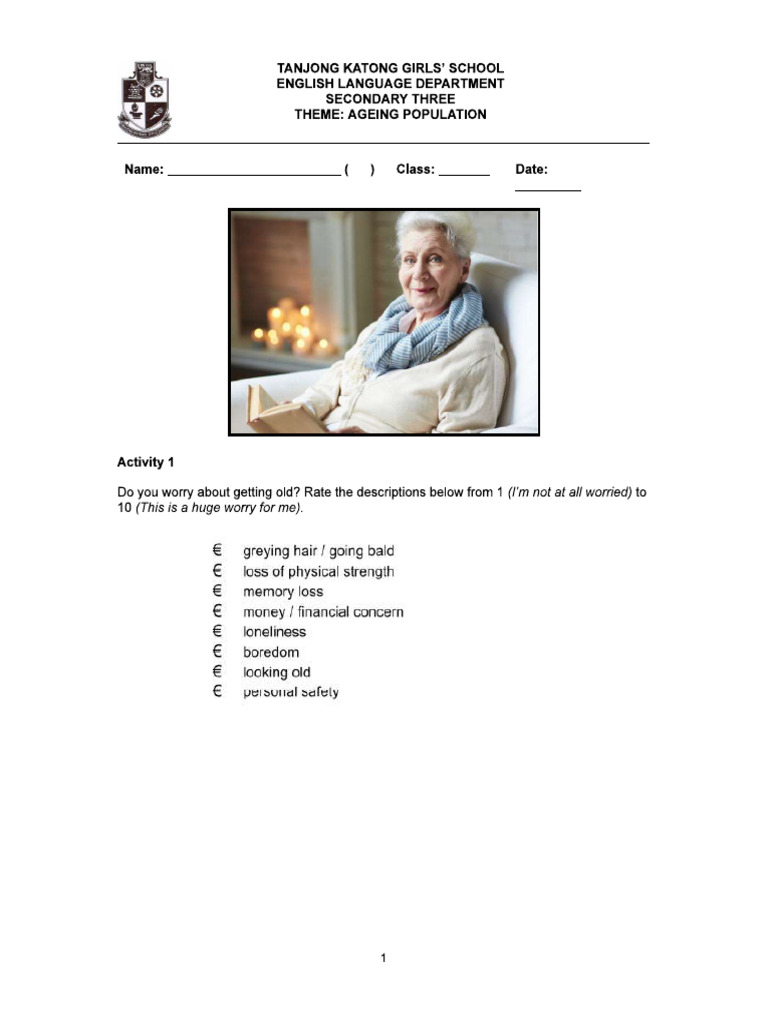 Aging Handout | PDF