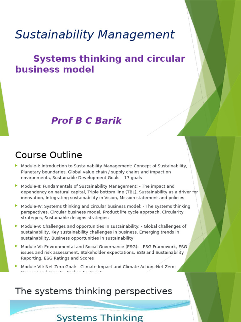 Sustainability Management M4 | PDF | Sustainable Design | Life Cycle ...