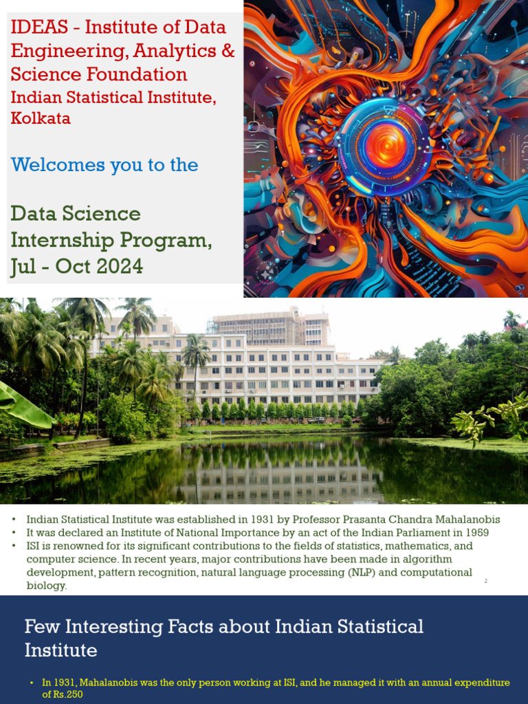 ISI Data Science Internship 2024 | PDF | Cognition