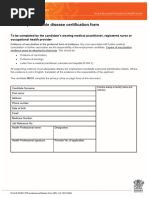 SA Health Immunisation Screening Form | PDF | Vaccines | Hepatitis B