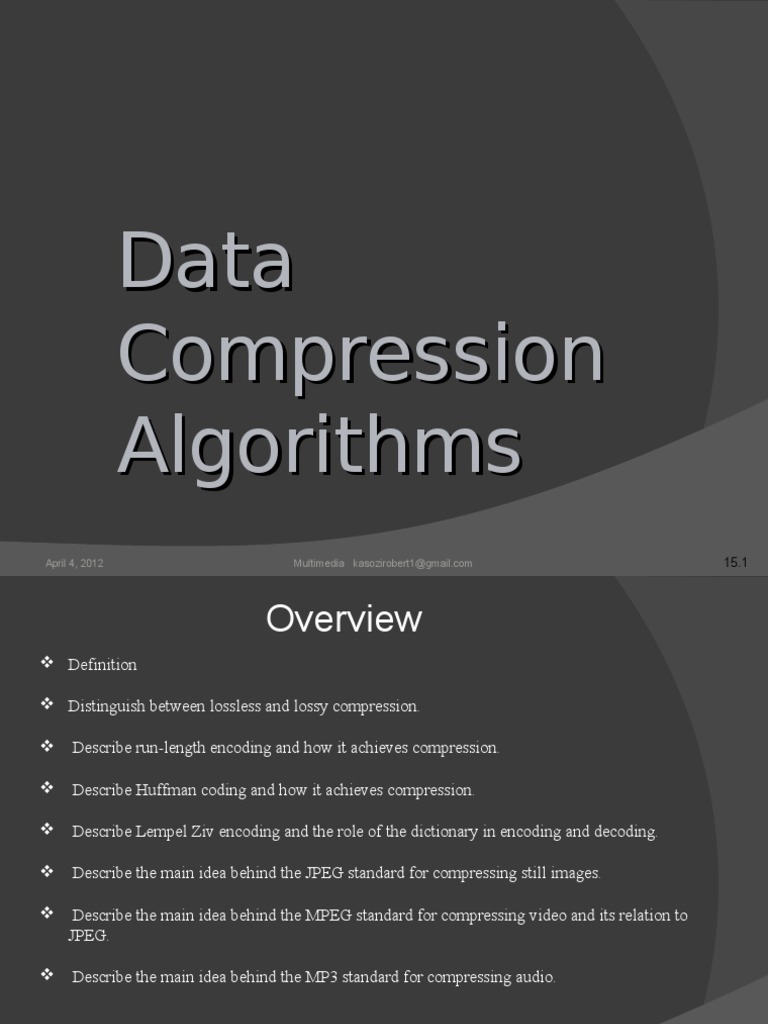 Data Compression Techniques | PDF | Data Compression | Mp3