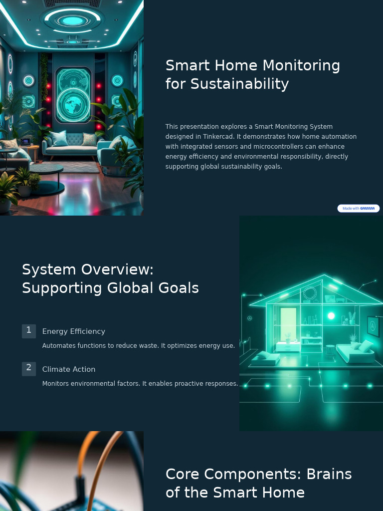 Smart Home Monitoring For Sustainability | PDF | Sensor | Home Automation
