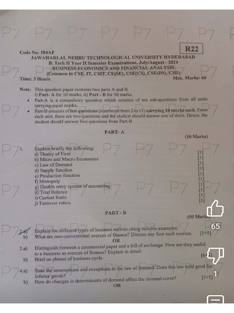 Befa Previous Paper | PDF