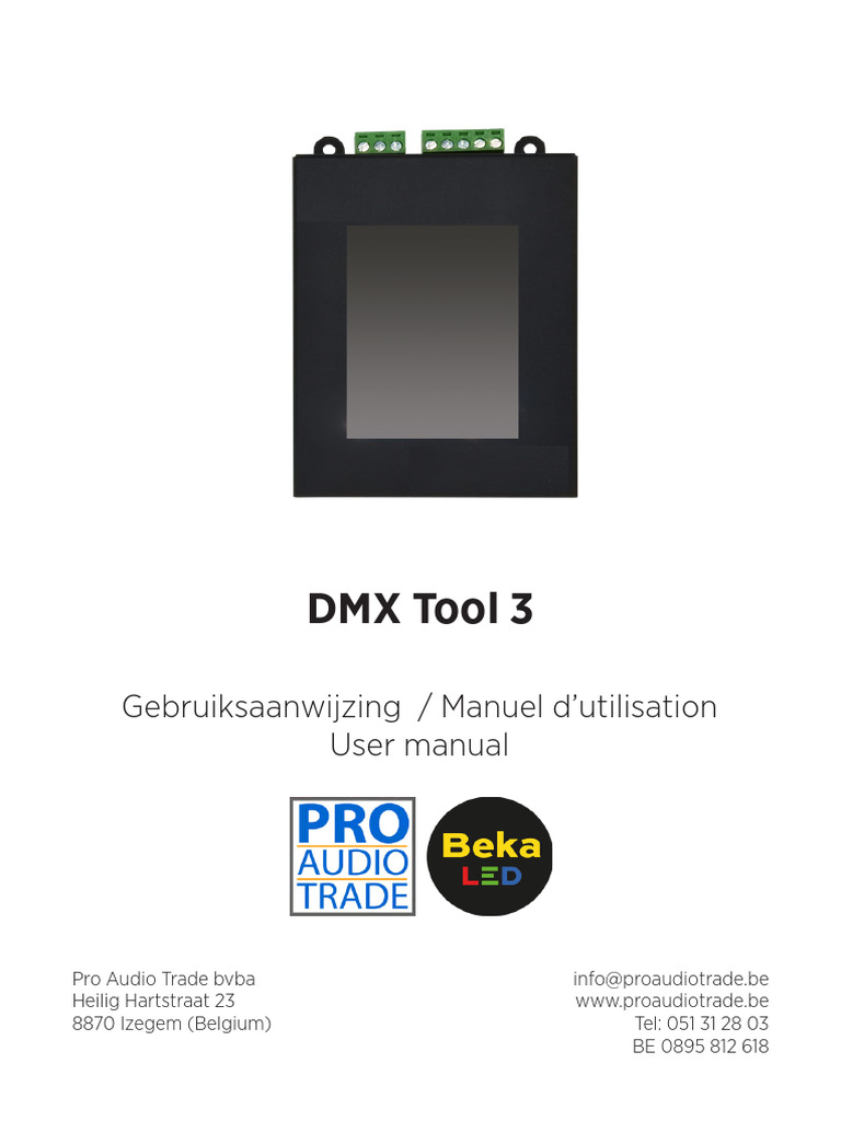 BKL Handleiding Dmxtool3 | PDF