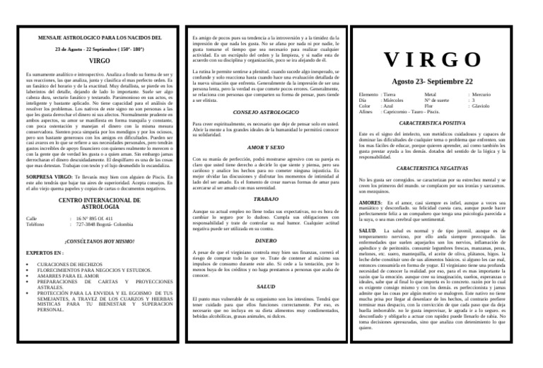 VIRGO | PDF | Amor