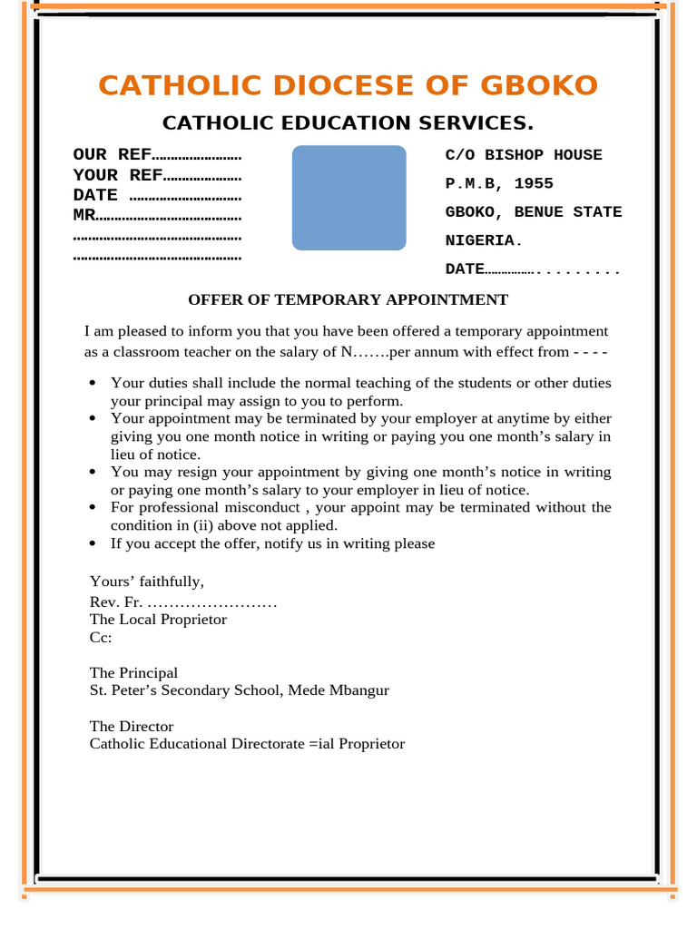 Catholic Diocese of Gboko | PDF